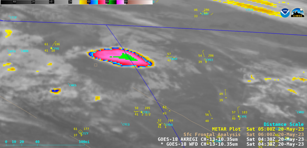 British Columbia wildfire produces a pyrocumulonimbus cloud — CIMSS ...